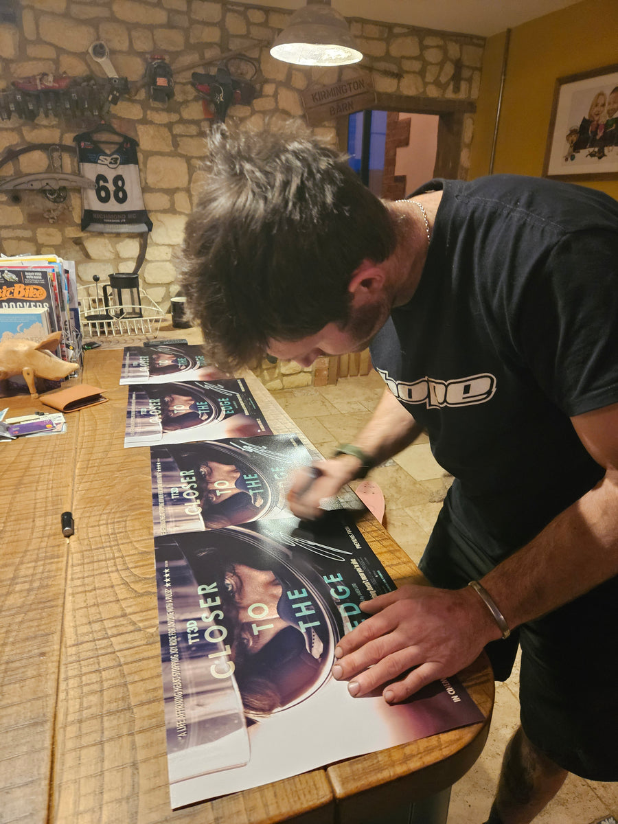 Guy Martin - Closer to the edge promo - TT 2011 - 16 x 12 Autographed ...