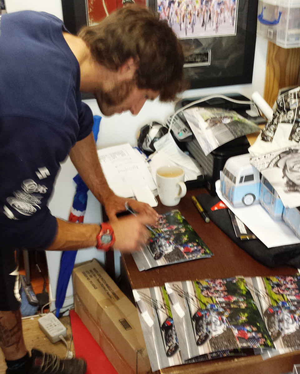 Guy Martin - Governors Bridge - TT 2014 - 10 x 8 Autographed Picture ...