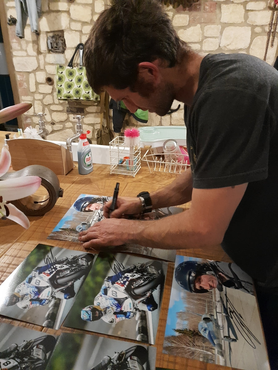 Guy Martin - Fighter Jet - 12 x 8 Autographed Picture – Extreme-AG.com
