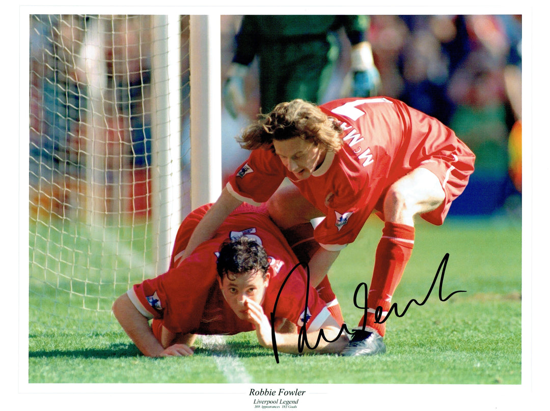 Robbie Fowler - Liverpool - 16 x 12 Autographed Picture – Extreme-AG.com
