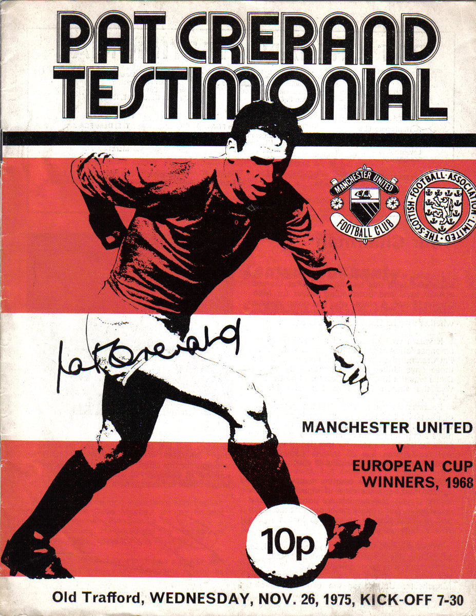Manchester United v Celtic - Paddy Crerand - Testimonial Programme ...